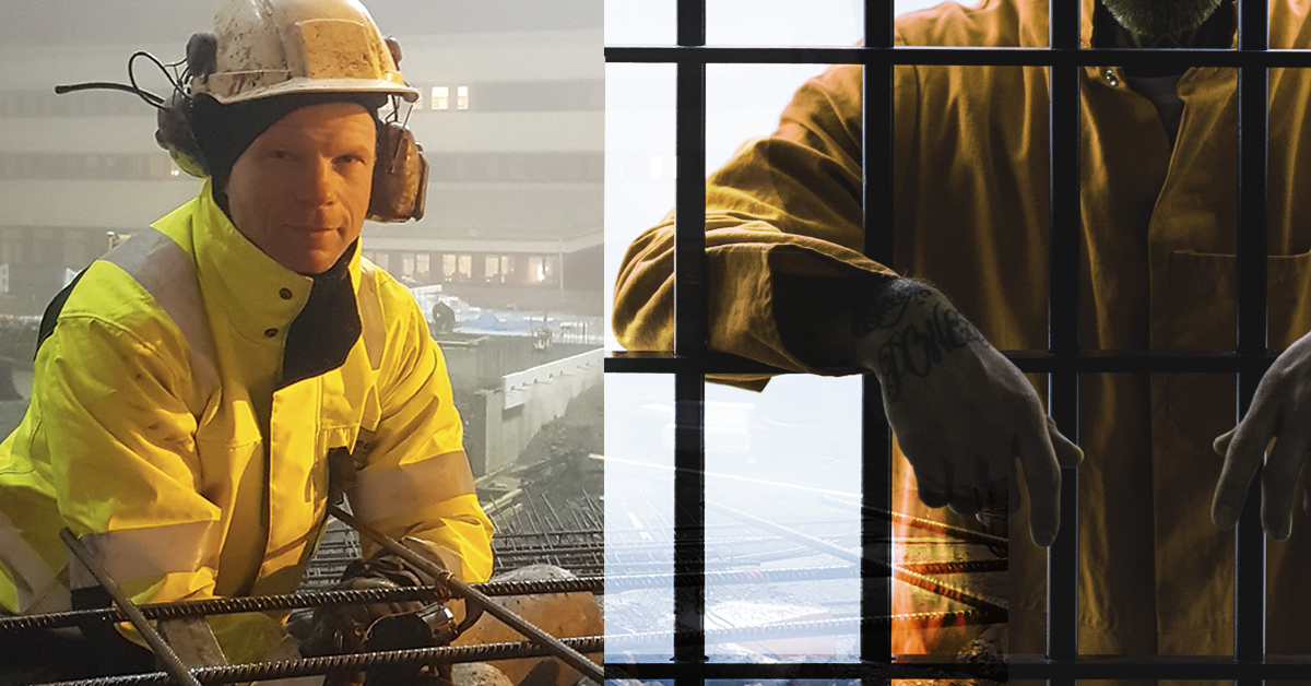 "Tur man är här nu och inte när det är färdigt" - Byggnadsarbetaren