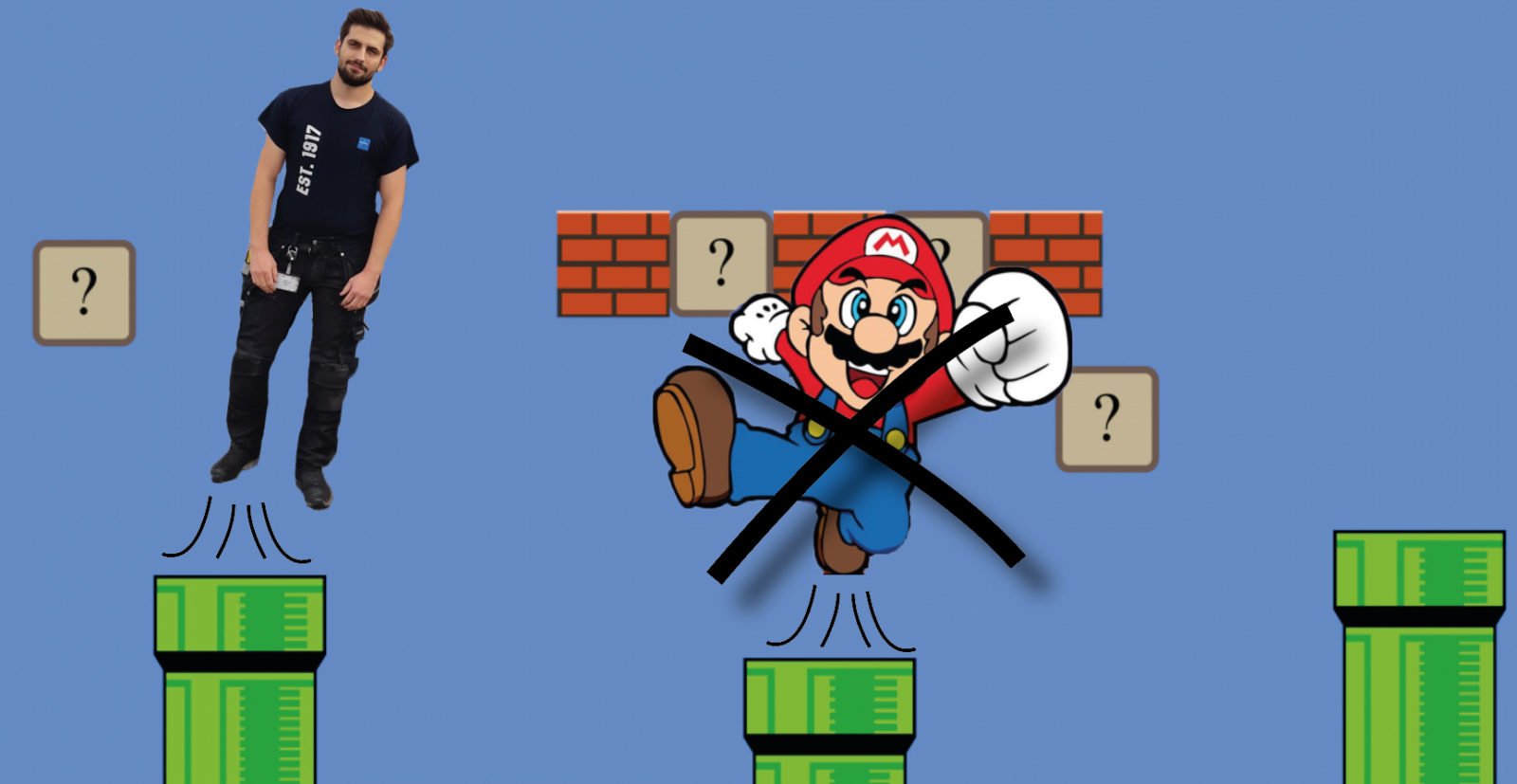 Här är nye Super Mario: "Ingen dag är den andra lik" - Byggnadsarbetaren