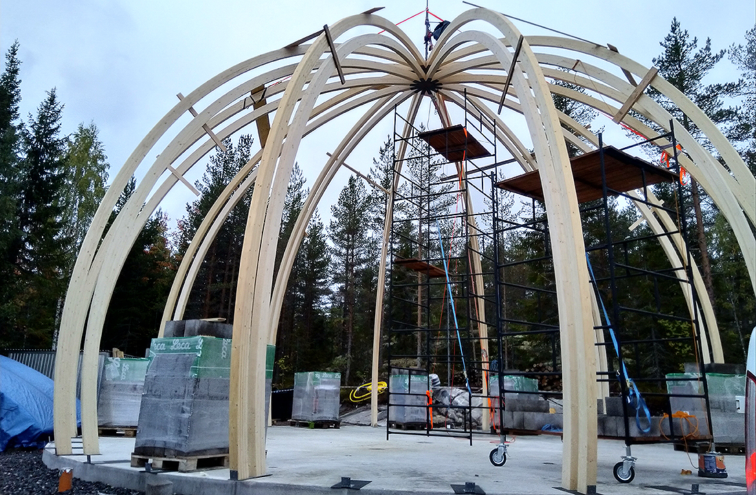 Så byggde de kupolhuset – "Helt annan känsla" - Byggnadsarbetaren