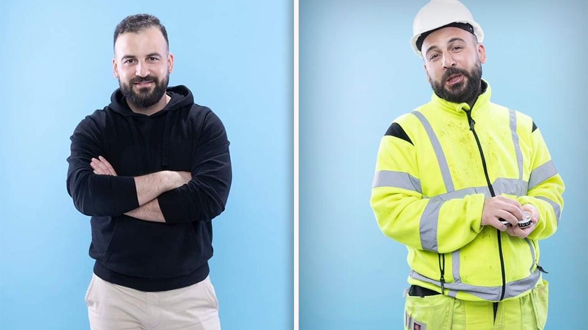 Han står bakom "Byggar-Bosse": "Vänner skrev att jag var sjuk i huvudet ...