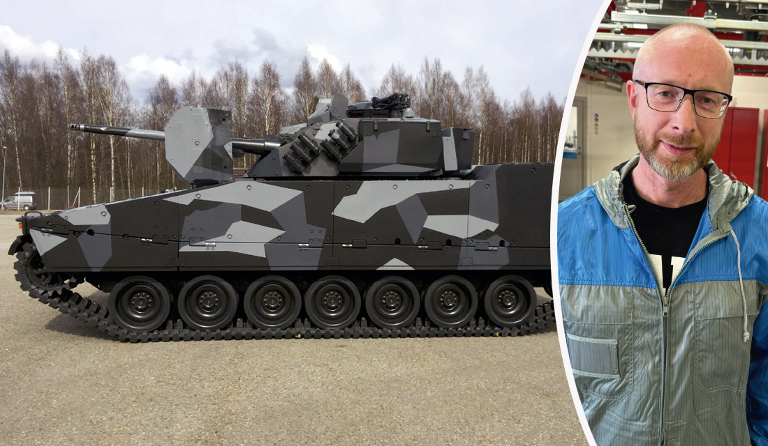 Uppdraget: Lackera militärfordon – ”Uppifrån ska det se ut som en ...