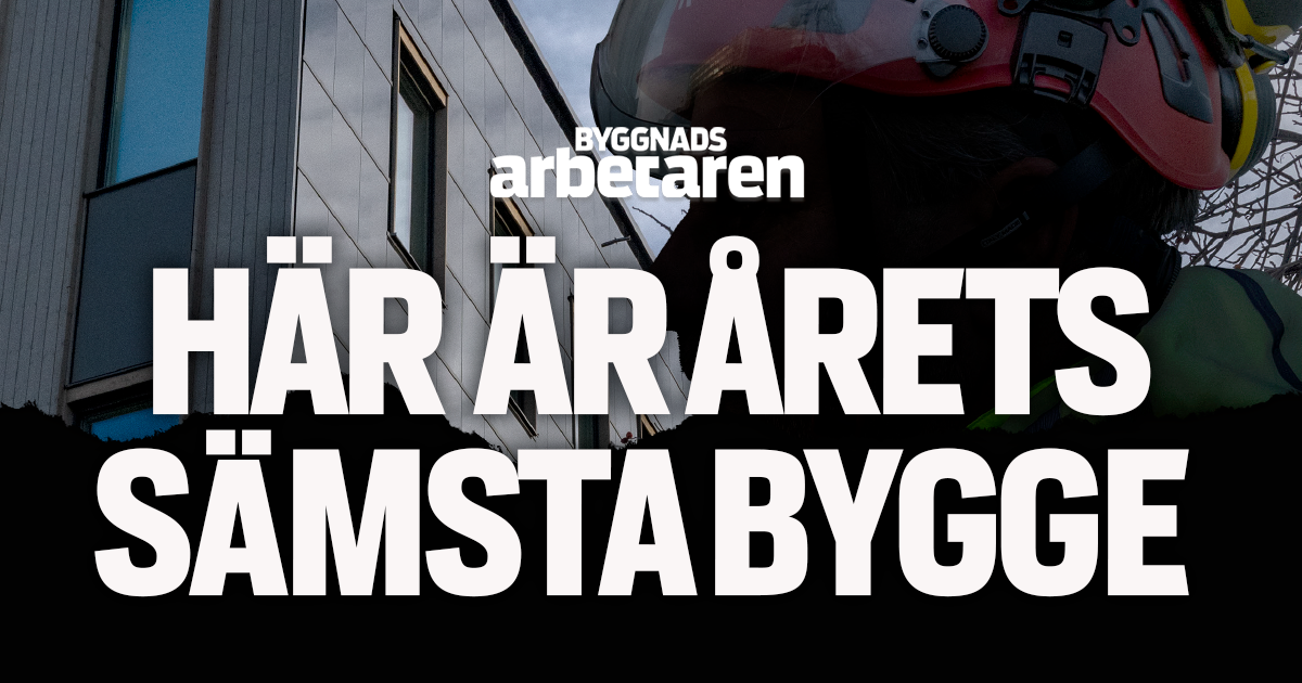 Här är Årets sämsta bygge: ”De tar inget ansvar” - Byggnadsarbetaren