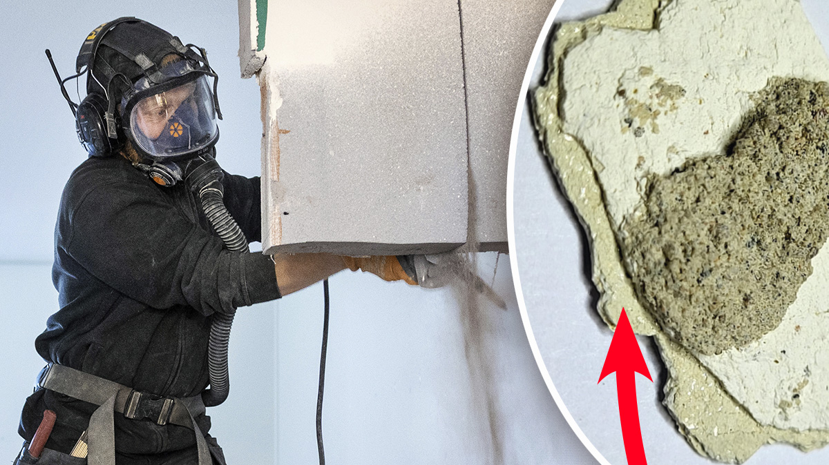 Nya asbestlarmet väcker oro: ”Svårt om det är flera lager med material” - Byggnadsarbetaren