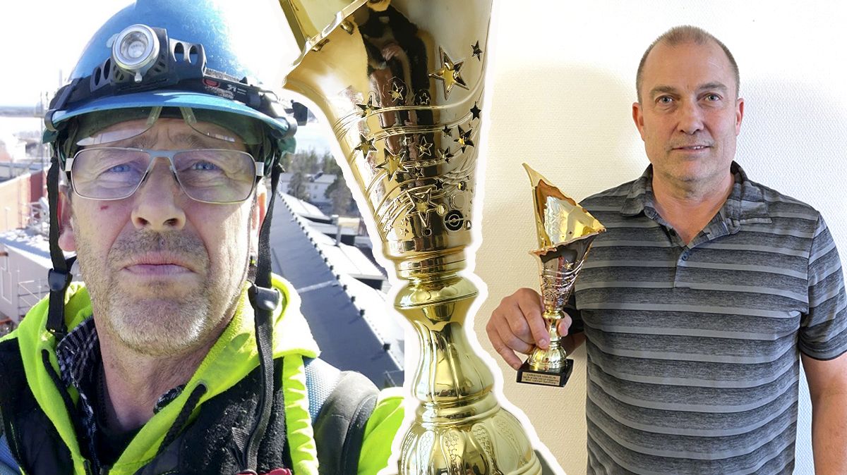 Byggnads-Christer hyllades av tacksam isolerare – med ingraverad pokal ...